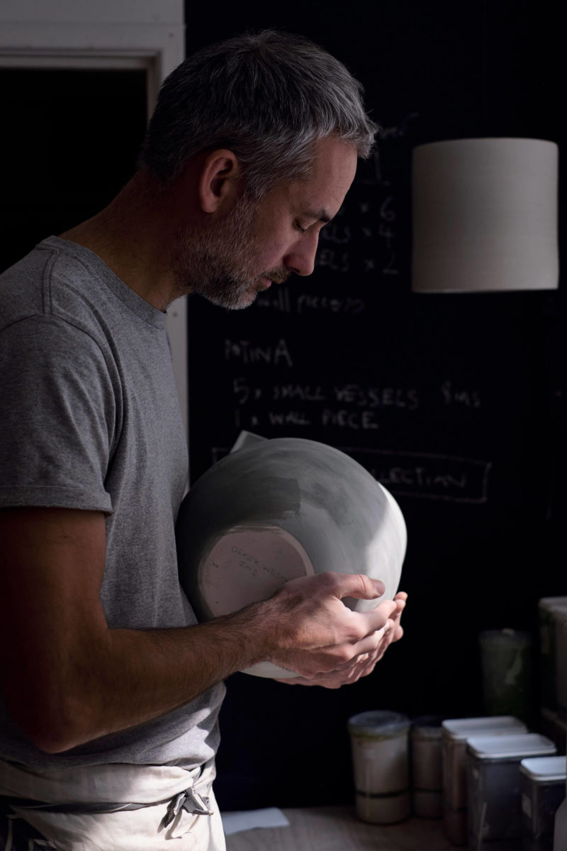 Artists under Lockdown / Derek Wilson - In The Studio - The Design Edit